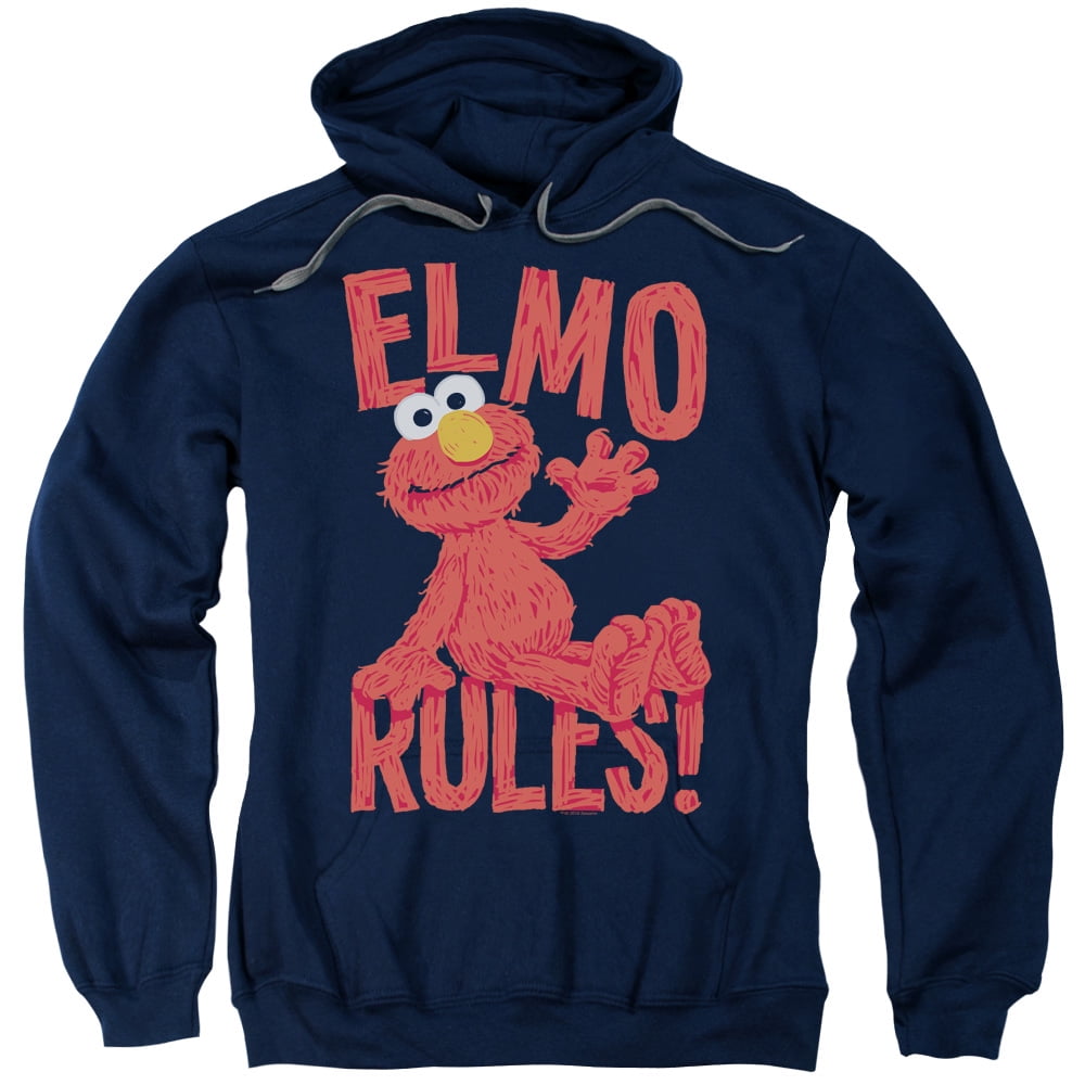 Sesame Street - Elmo Rules - Pull-Over Hoodie - Large - Walmart.com