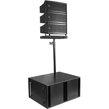 Sound Town ZETHUS Four Dual 8-inch Line Array Speaker System with ...