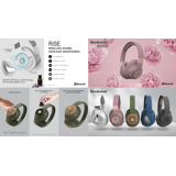Brookstone Aroma Wireless Headphones with Aromasonic Tech and Mic ...