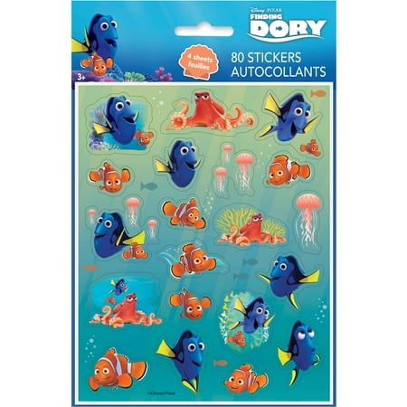 Finding Dory Sticker Sheets, 4ct - Walmart.com