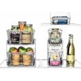 2-Tier Organizer, Multi-Purpose Slide-Out Storage with Handles and ...