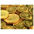 Hanukkah Chocolate Gelt, Milk Chocolate Coins, Menorah Party Candy ...