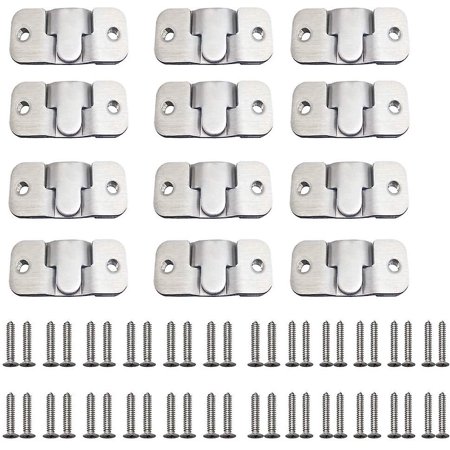 24 Pieces Sofa Furniture Connector, Embedded Concealed Mounting Bracket ...