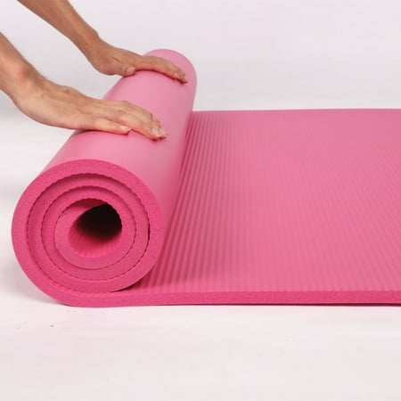 yoga mat soft, extra thickness 1.5 cm, eco-light, NBR non-slip ...