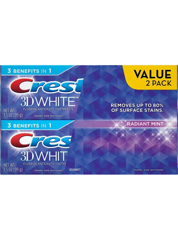 Crest 3D White Toothpaste in Crest Toothpaste - Walmart.com