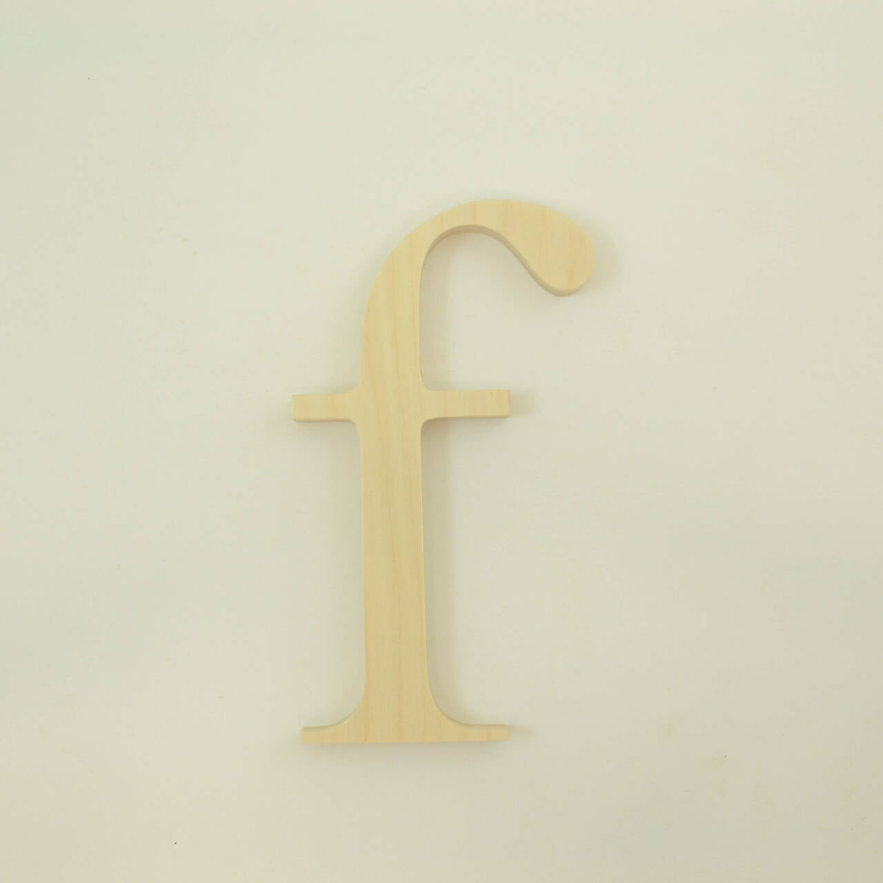 Package of 1, 16 Inch X 1" Thickness Baltic Birch Wood Letter f in The ...
