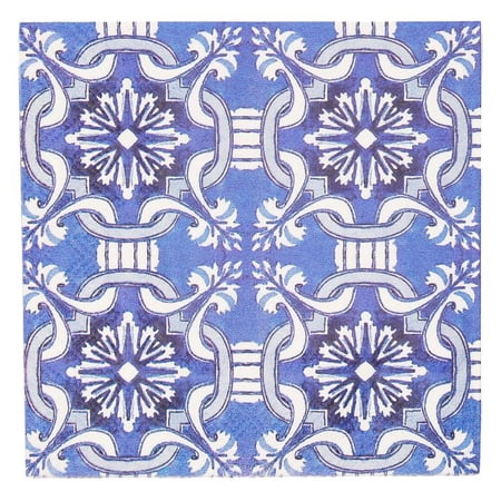 Blue Design cocktail Napkin 5” - Walmart.ca