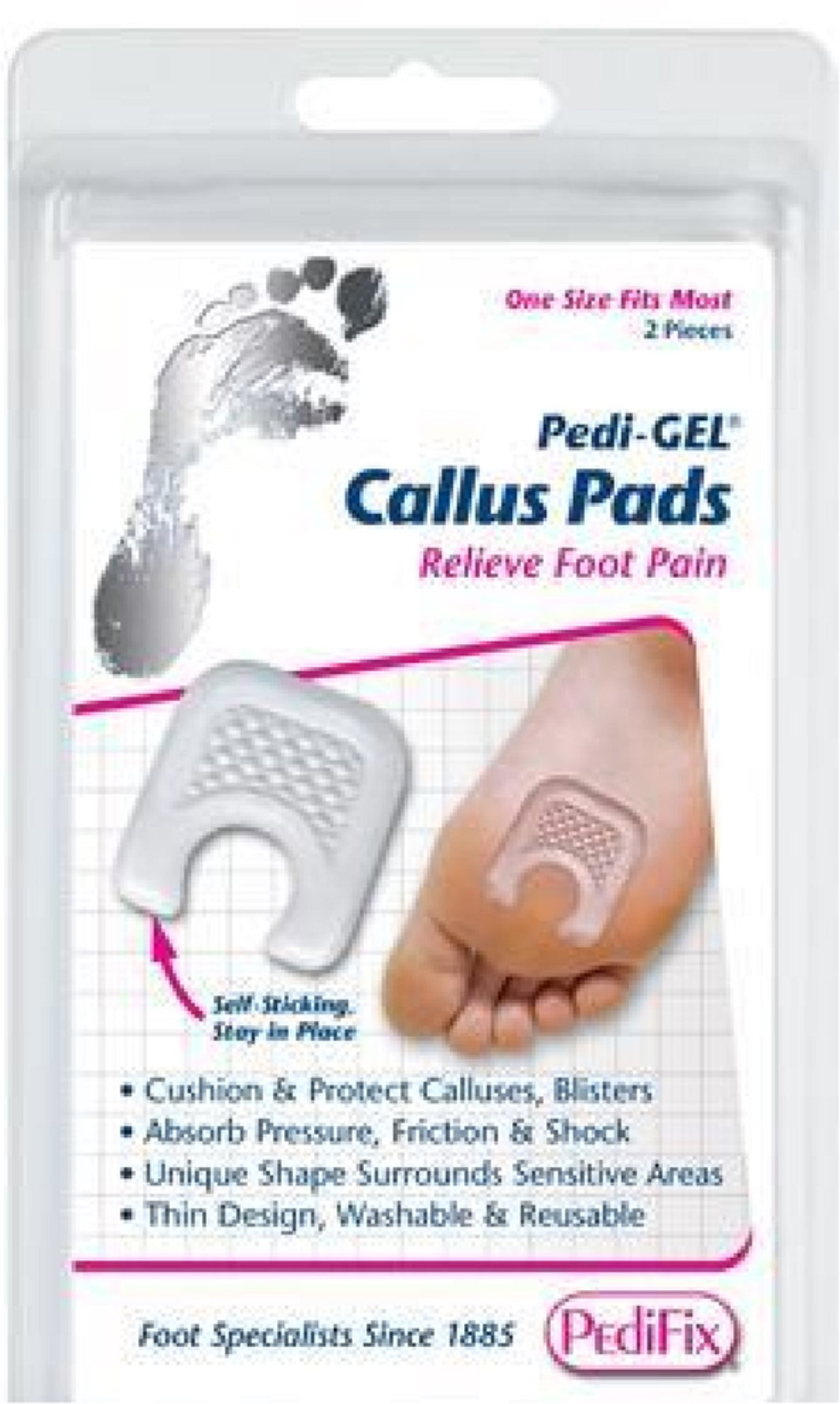 PediFix Pedi-Gel Callus Pads 2 ea (Pack of 2) - Walmart.com