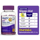 Equate Nighttime Sleep-Aid Diphenhydramine HCl 25mg Caplets for ...