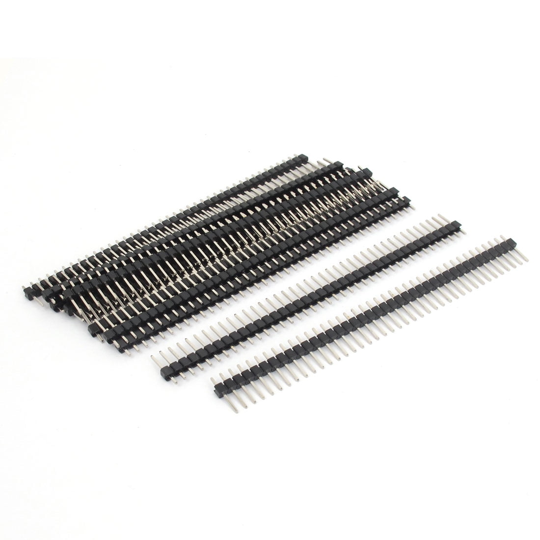 11pcs Straight 40-pin 2.54mm Male Pin Header for Breadboard 1x40 Single ...