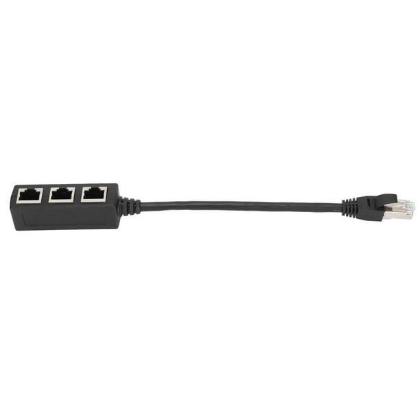 RJ45 Ethernet Adapter Cable, Small Portable RJ45 Y Splitter Adapter for ...