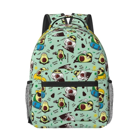 Goofa Ladybugs And Flowers Pattern Comfortable Student Backpack ...