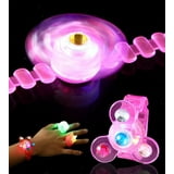 Toner Depot Light Up Rings LED Bracelets, 36 Pack Glow in The Dark ...