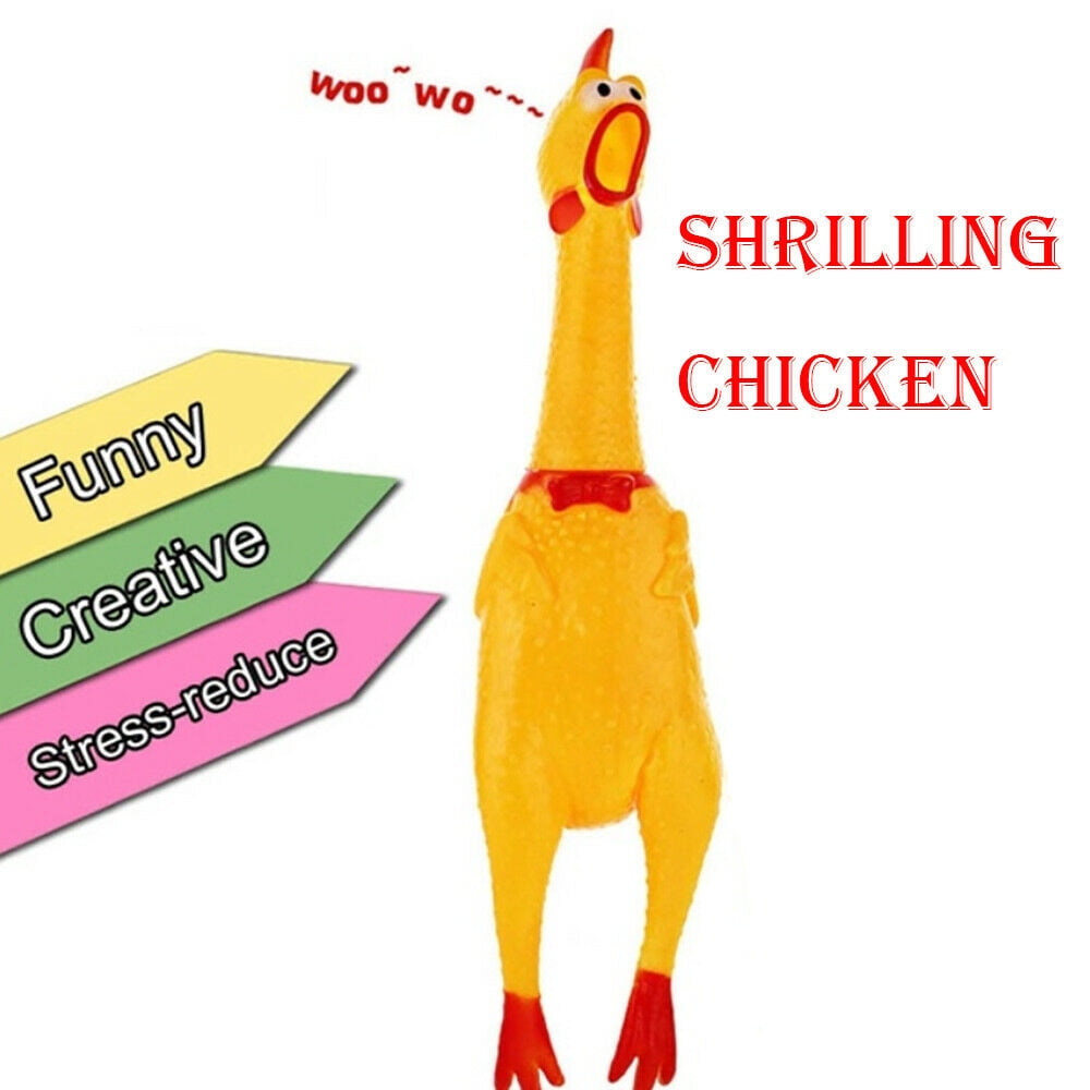 Funny Vent Long Neck Chicken Shrilling Chicken Sound Squeeze Screaming ...