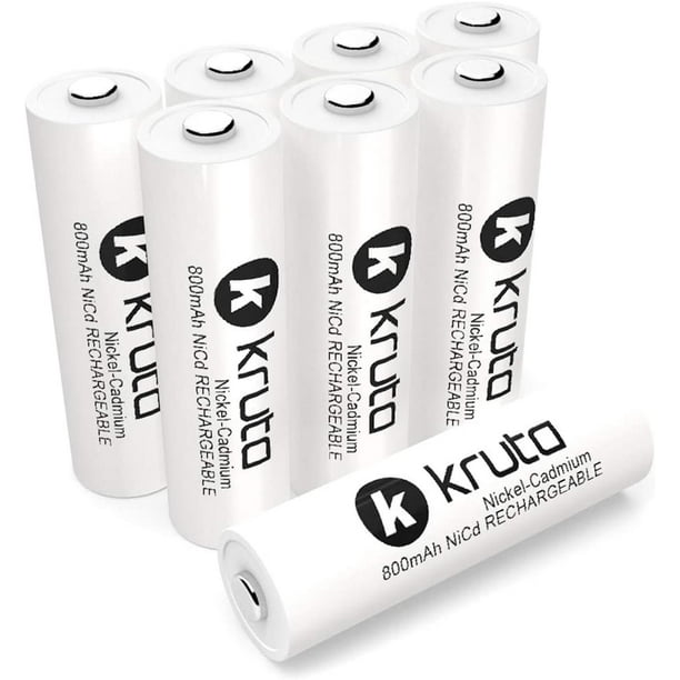 KRUTA NICD AA Rechargeable ies,NiCd 1.2V AA Solar Rechargeable ies for ...
