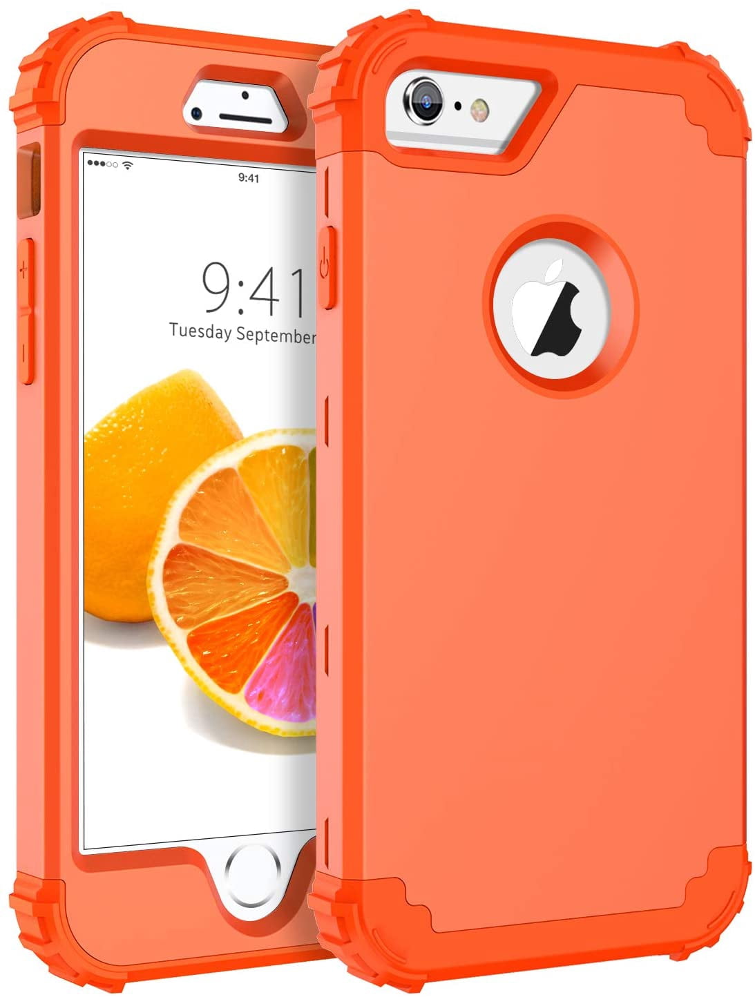 iPhone 6S Case, iPhone 6 Case, 3 in 1 Heavy Duty Rugged Hybrid Hard PC ...