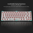 XVX V-K66 60% Mechanical Gaming Keyboard, Wired LED, Gasket Mounted ...