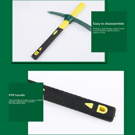 Multifunctional Hoe Forged Weeding Garden Pick Axe with Long Handle ...