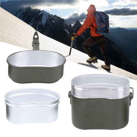 Aluminum Lunch Box Outdoor Heatable Food Container Camping Tableware ...