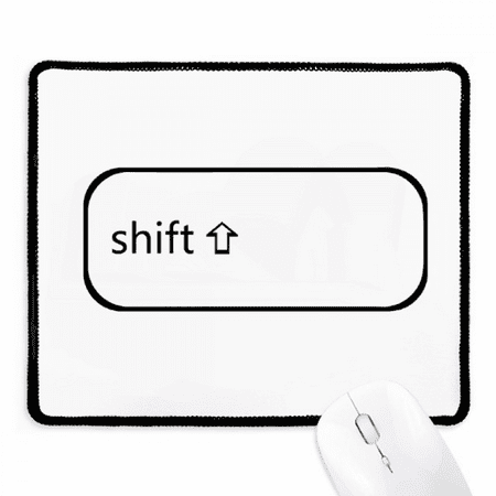 Keyboard Symbol Shift Mousepad Stitched Edge Mat Rubber Gang Pad ...
