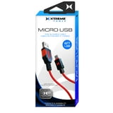 Xtreme Cables TOUGH SERIES Micro USB Cable (Red) - Walmart.com