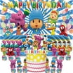 Nanalan Plates Birthday Supplies Decorations Decor Backdrop Banner Cake ...