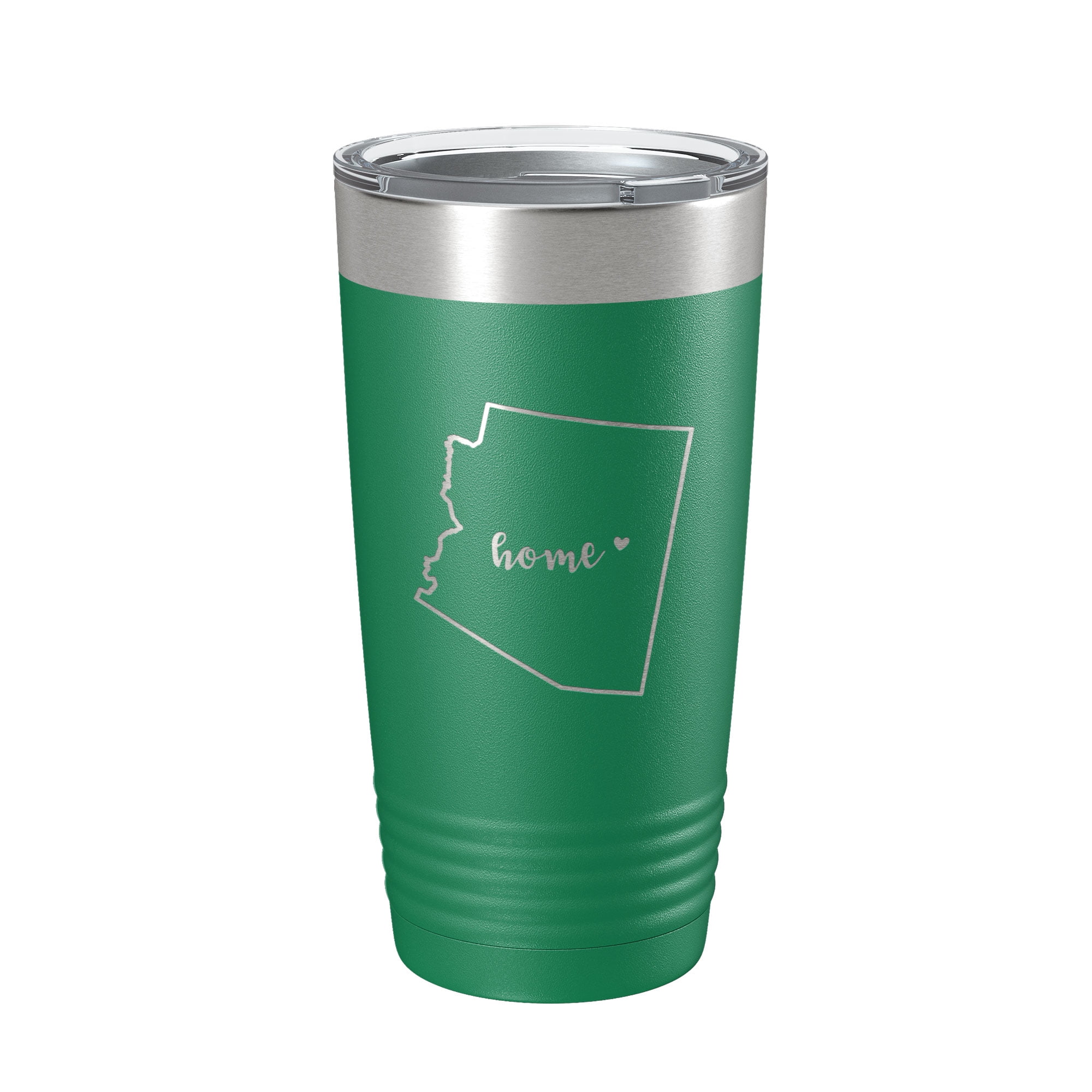 Arizona Tumbler Home State Travel Mug Insulated Laser Engraved Map ...