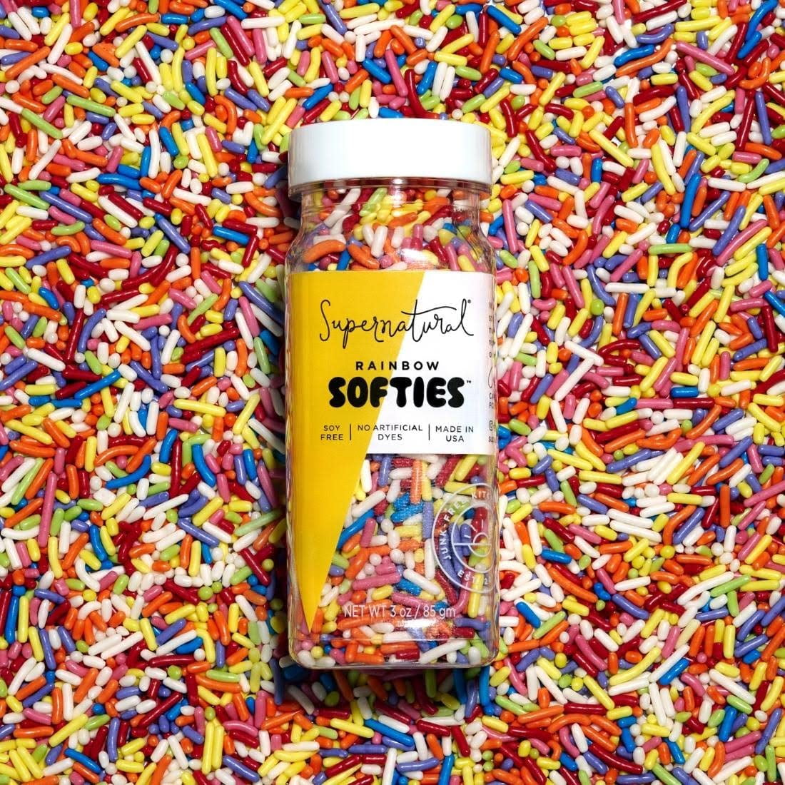 Rainbow Softies Natural Sprinkles by Supernatural, Made in USA, No ...