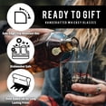 Black Lantern Whiskey Glasses Set of 2 – 11oz Heavy Base Old Fashioned ...