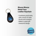 Stars At Night Sky Metal Black Leather Keychain - Walmart.com
