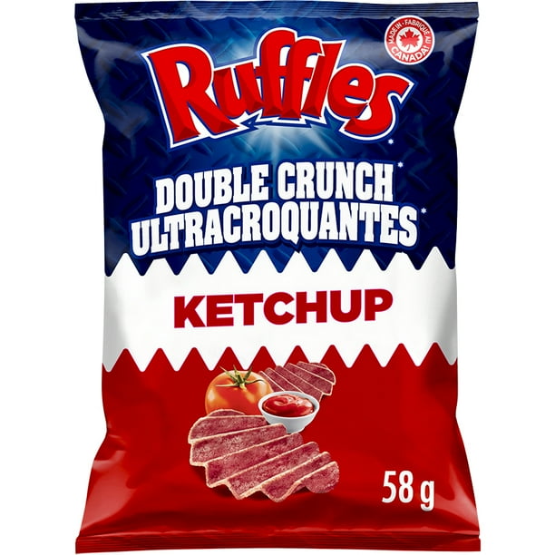 Ruffles Ultracroquantes Croustilles Saveur Ketchup 58g - Walmart.ca