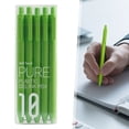10 Pcs Retractable Gel Pens,0.5mm Fine Point Black Gel Ink Pens,Plastic ...