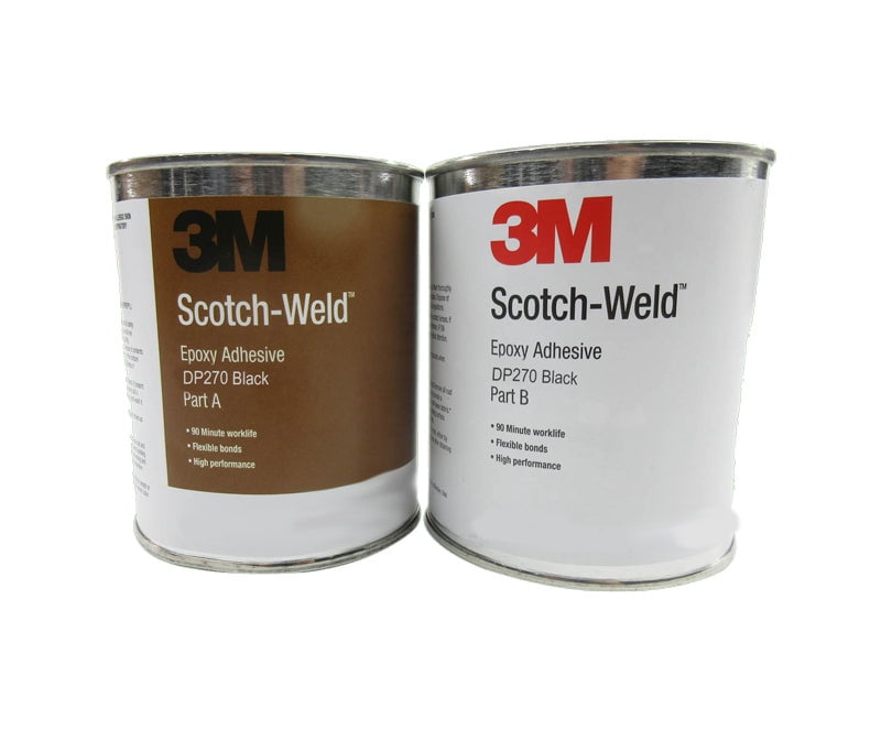 3M ScotchWeld DP270 Black 60-Minute Electric & Thermal Resistant Epoxy ...