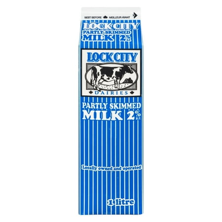 1L 2% Lock City Dairies Milk, 1L 2% Lock City Dairies - Walmart.ca