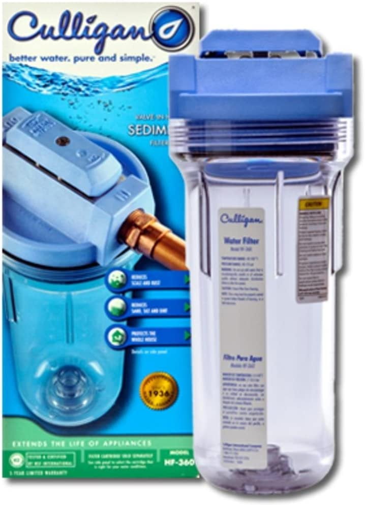 Culligan Filtration System Diagram Main Water Line Inlet And