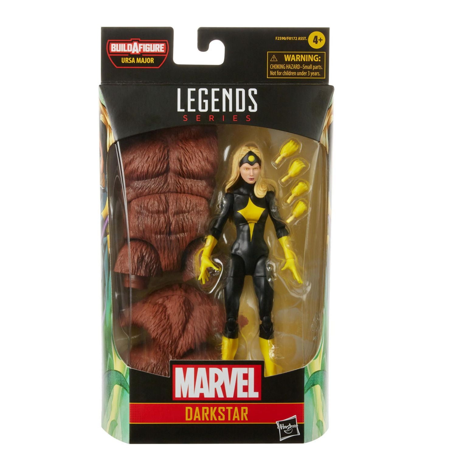 Hasbro Marvel Legends Series 6-Inch Darkstar Action Figure Toy  Includes 2 Accessories And 1 Build-A-Figure Part 6 Inch