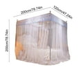RYDCOT Princess Bed Canopy, for Girls Double Layer Sheer Mesh Dome ...