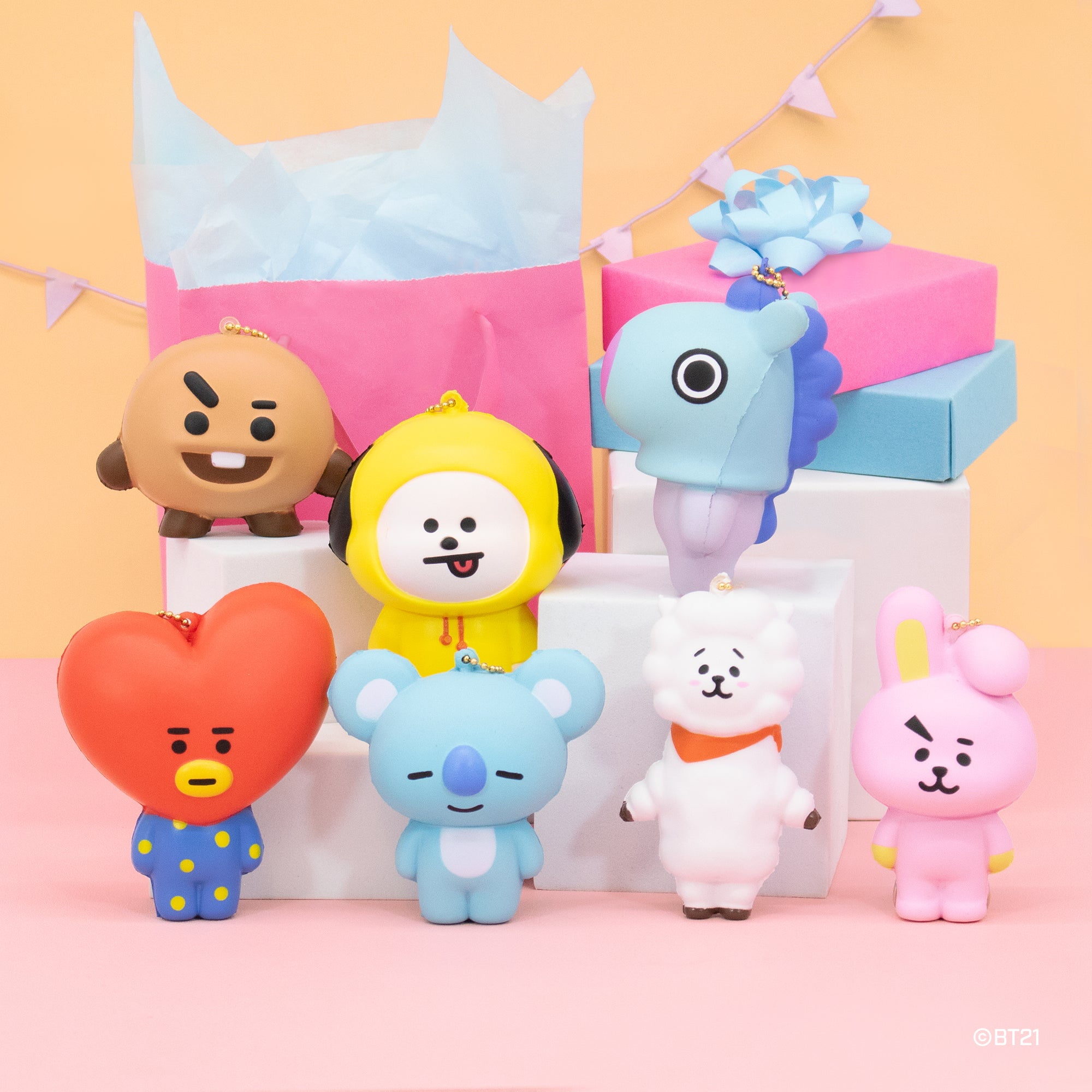 Buy Hamee BT21 Full Body Koya Cute Authentic Slow Rising Ball Chain ...