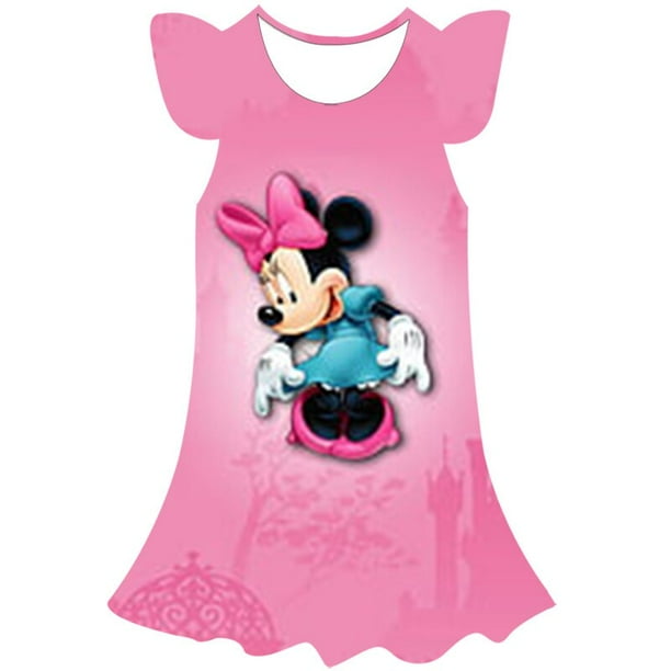 Vestido de Mickey a la moda de Disney para niñas, vestidos bonitos de ...
