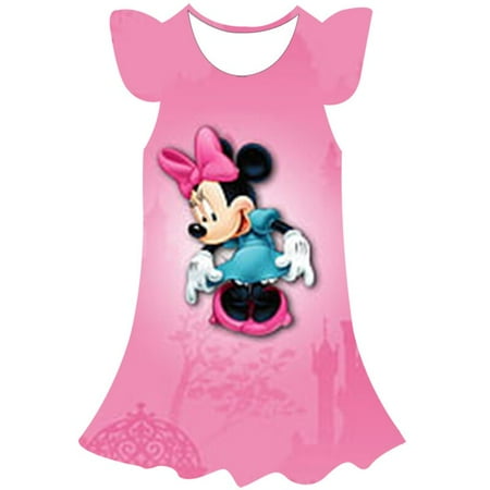 Mickey Mouse nouveaux enfants robes vêtements filles été Disney ...