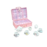 Jewelkeeper Unicorn Design Porcelain Tea Set - 13 Piece Pretend Toddler ...