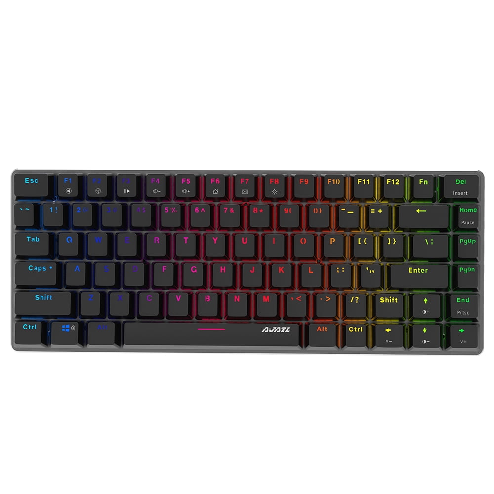 AJAZZ AK33 Mechanical Gaming Keyboard Linear Action E-sport Keyboard 82 ...