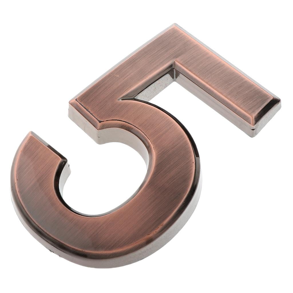 Click here for Veasfak Abs Copper Self-Adhesive Door Number Sign... prices