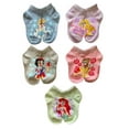 Disney Princess Girls No Show Socks 5 Pack with Cinderella, Rapunzel ...