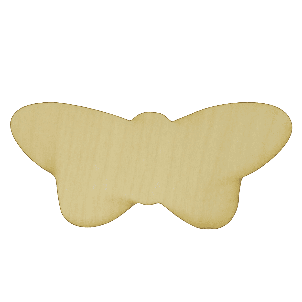 Unfinished Butterfly #2 Wood Cutout (1/8" Thickness, Jumbo 8.25" x 18 ...