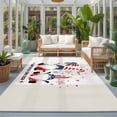 3x5 Washable Area Rugs,Happy Independence Day Non-Slip Ultra Soft Rug ...