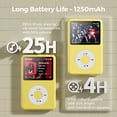 Innioasis Mp3 Player with Bluetooth, 2.4" 128GB Portable Mini HiFi ...