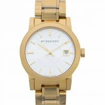 Burberry Women White Dial Gold-tone Ladies Watch 34 mm BU9103 - Walmart.com