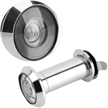 LUO 220 Degree Wide Angle Heavy Duty Door Viewer Peephole Large Door ...