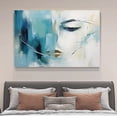 Abstract Expressionism Decorative Painting Framed Gallery Canvas Poster ...